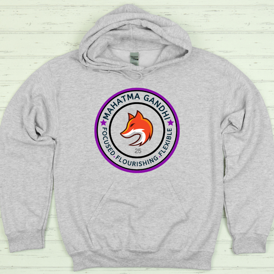 FLOURISHING FOX ADULT HOODIE – For Us Custom Designs