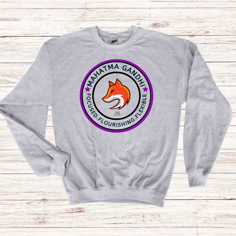 FLOURISHING FOX ADULT SWEATSHIRT – For Us Custom Designs